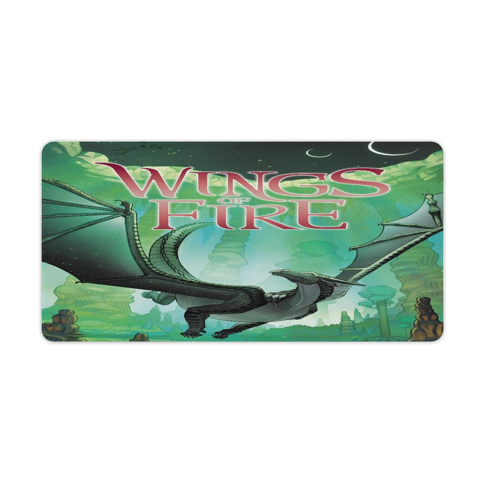 Wings Of Fire Large Gaming Mouse Pad for Laptop Computer Rubber Edge ...
