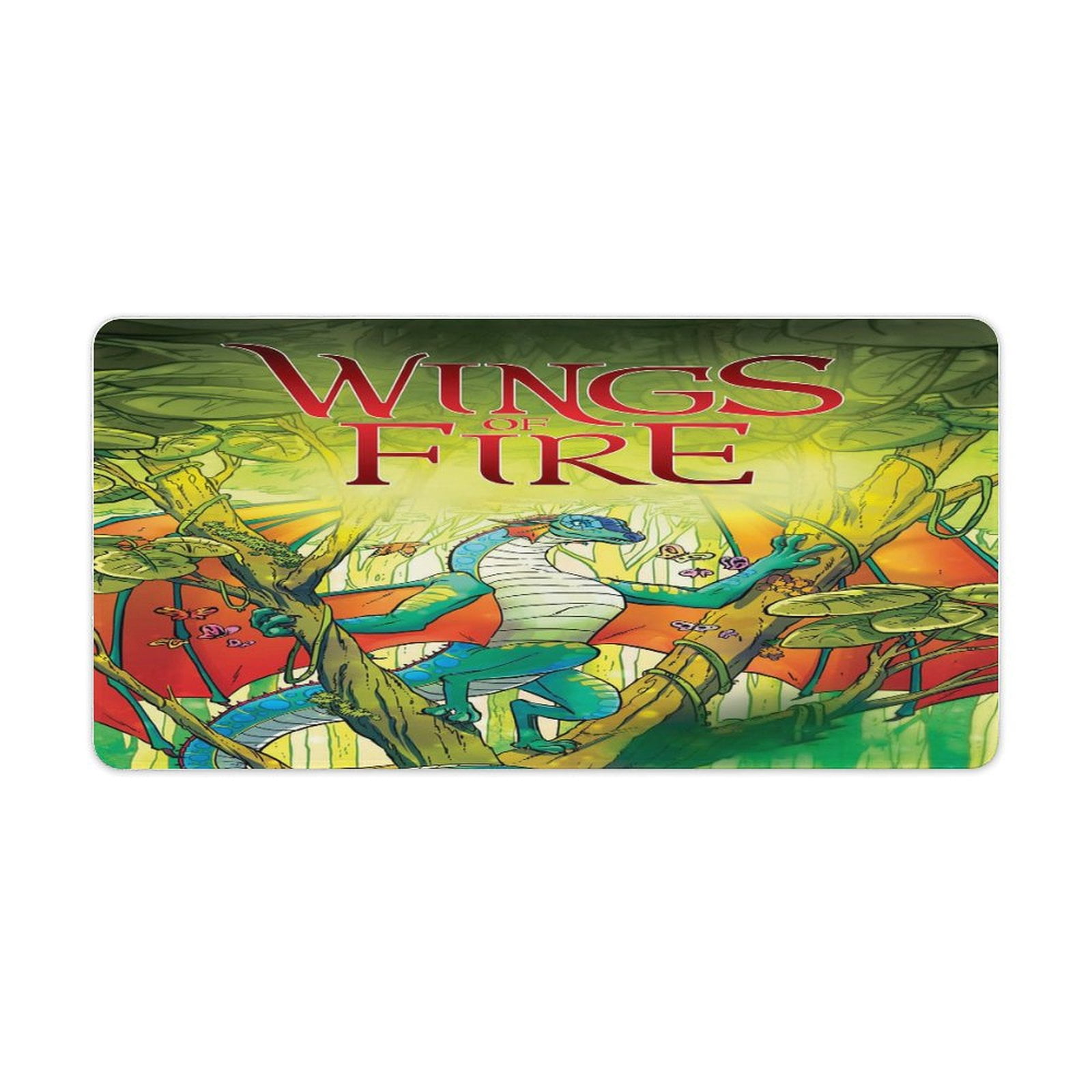 Wings Of Fire Large Gaming Mouse Pad for Laptop Computer Rubber Edge ...