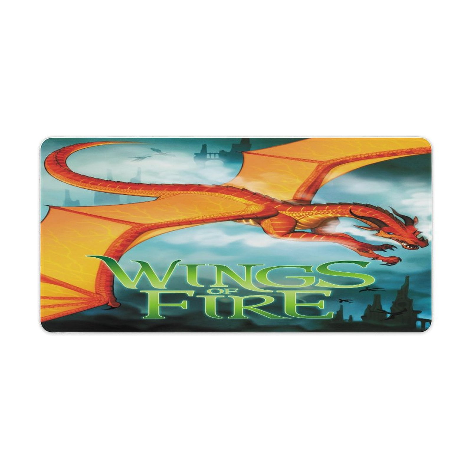 Wings Of Fire Large Gaming Mouse Pad for Laptop Computer Rubber Edge ...