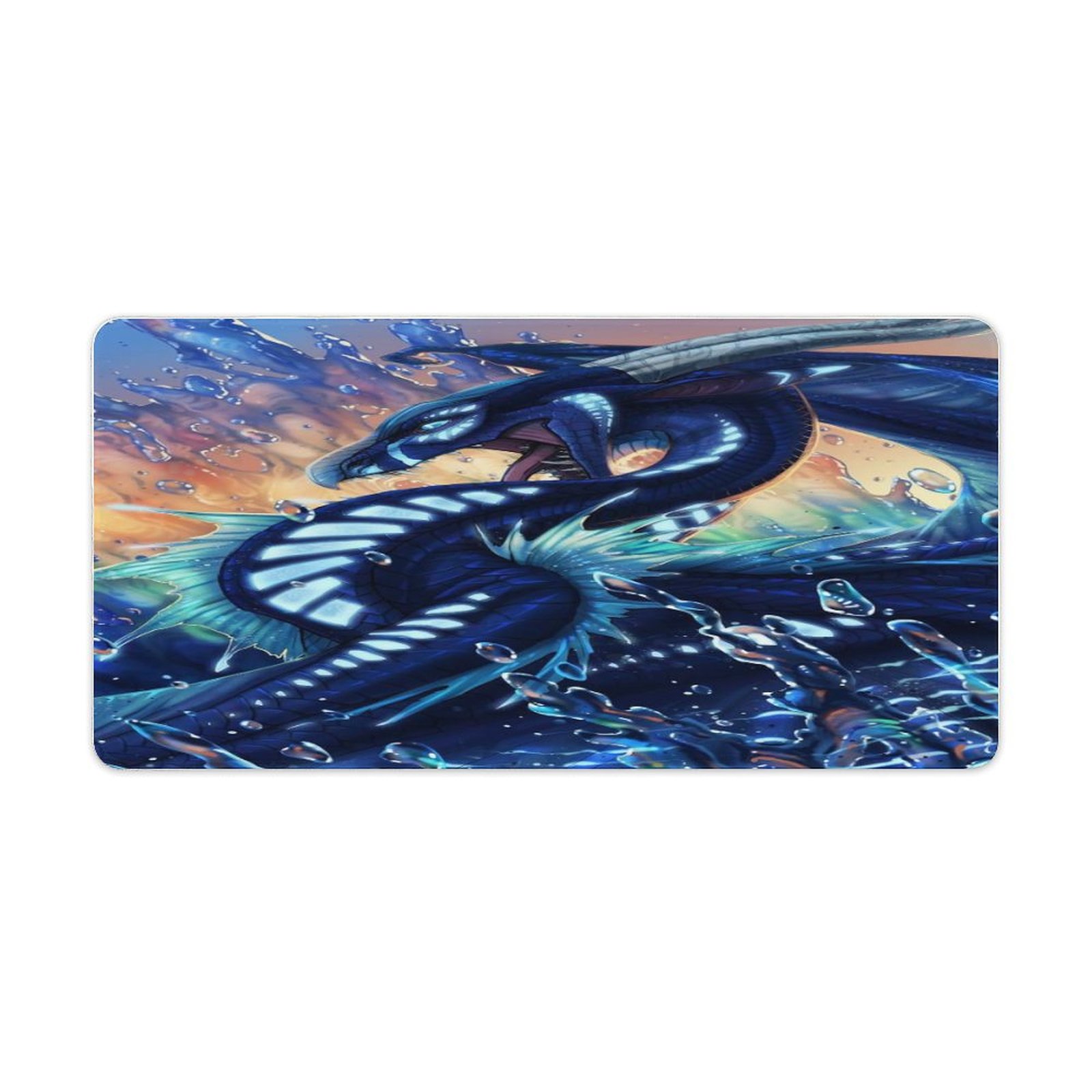 Wings Of Fire Large Gaming Mouse Pad for Laptop Computer Rubber Edge ...