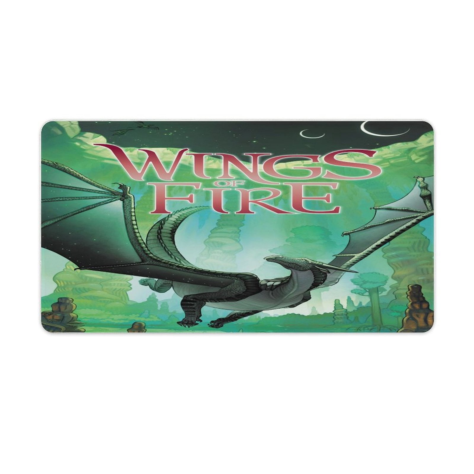 Wings Of Fire Large Gaming Mouse Pad for Laptop Computer Rubber Edge ...