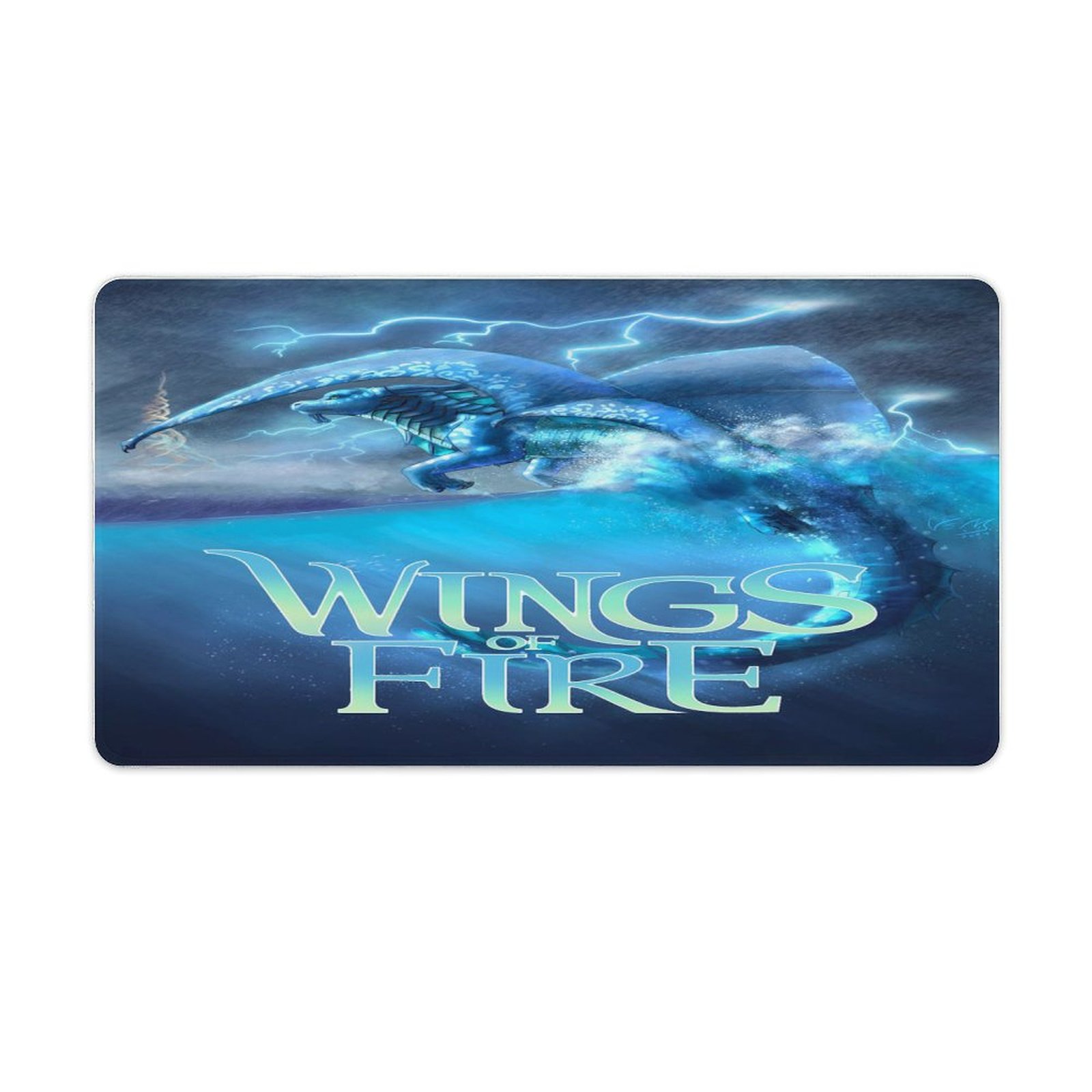 Wings Of Fire Large Gaming Mouse Pad for Laptop Computer Rubber Edge ...