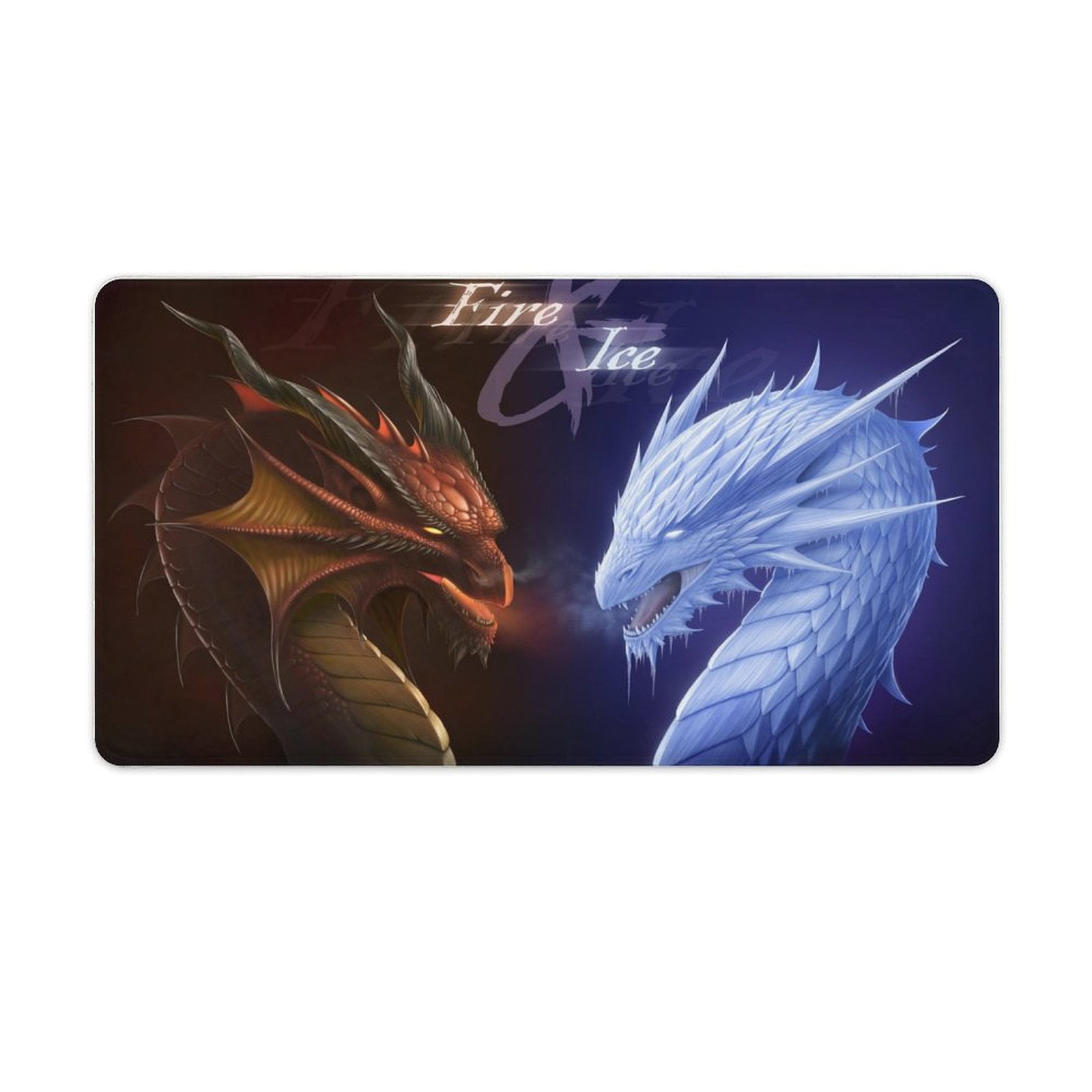 Wings Of Fire Large Gaming Mouse Pad for Laptop Computer Rubber Edge ...