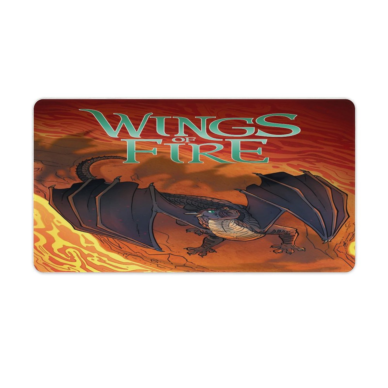 Wings Of Fire Large Gaming Mouse Pad for Laptop Computer Rubber Edge ...