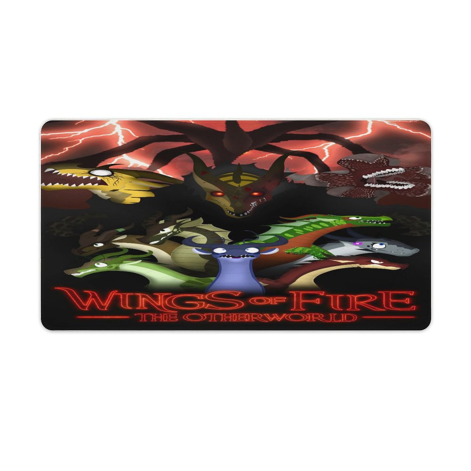 Wings Of Fire Large Gaming Mouse Pad for Laptop Computer Rubber Edge ...