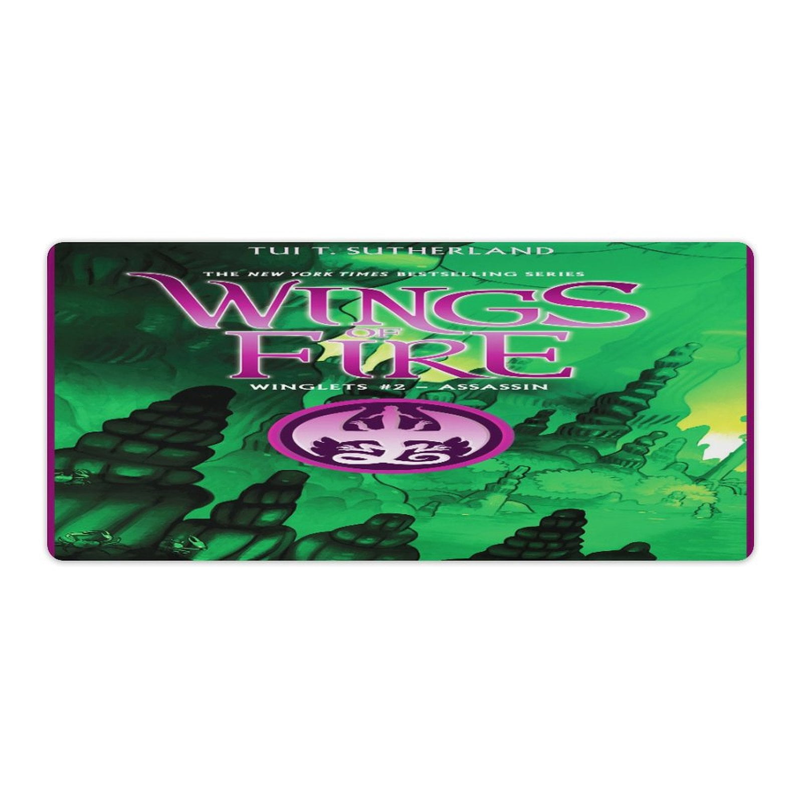 Wings Of Fire Large Gaming Mouse Pad for Laptop Computer Rubber Edge ...