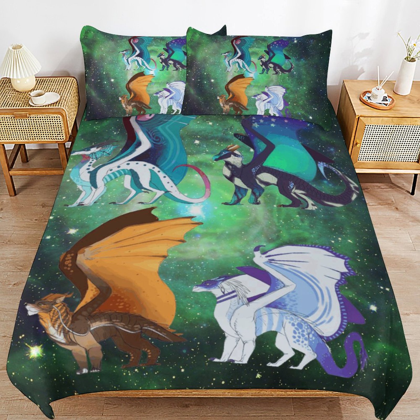 Wings Of Fire WOF Comforter Set 3 Pieces Quilt Cover Set Soft Bedding ...