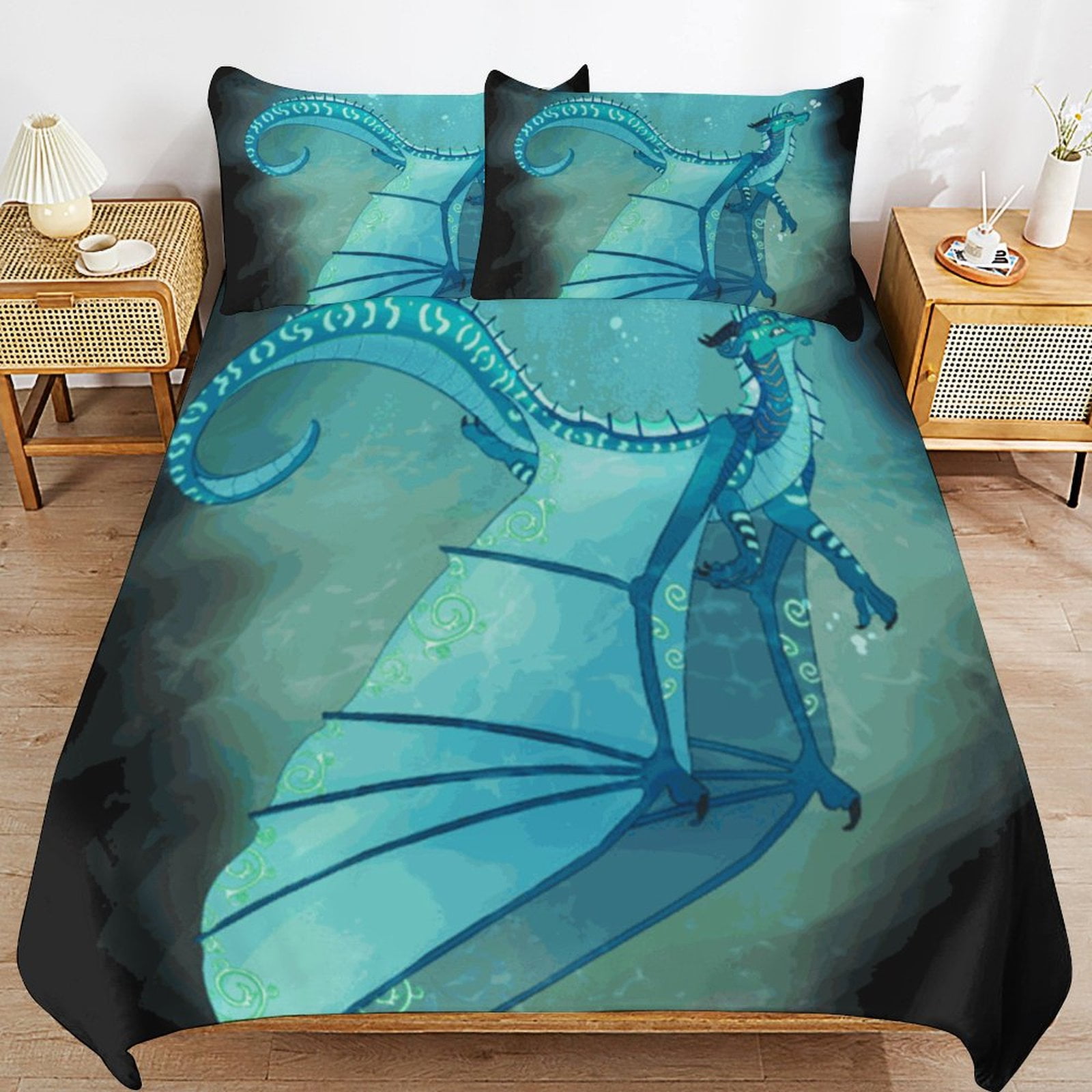 Wings Of Fire WOF Comforter Set 3 Pieces Quilt Cover Set Soft Bedding ...