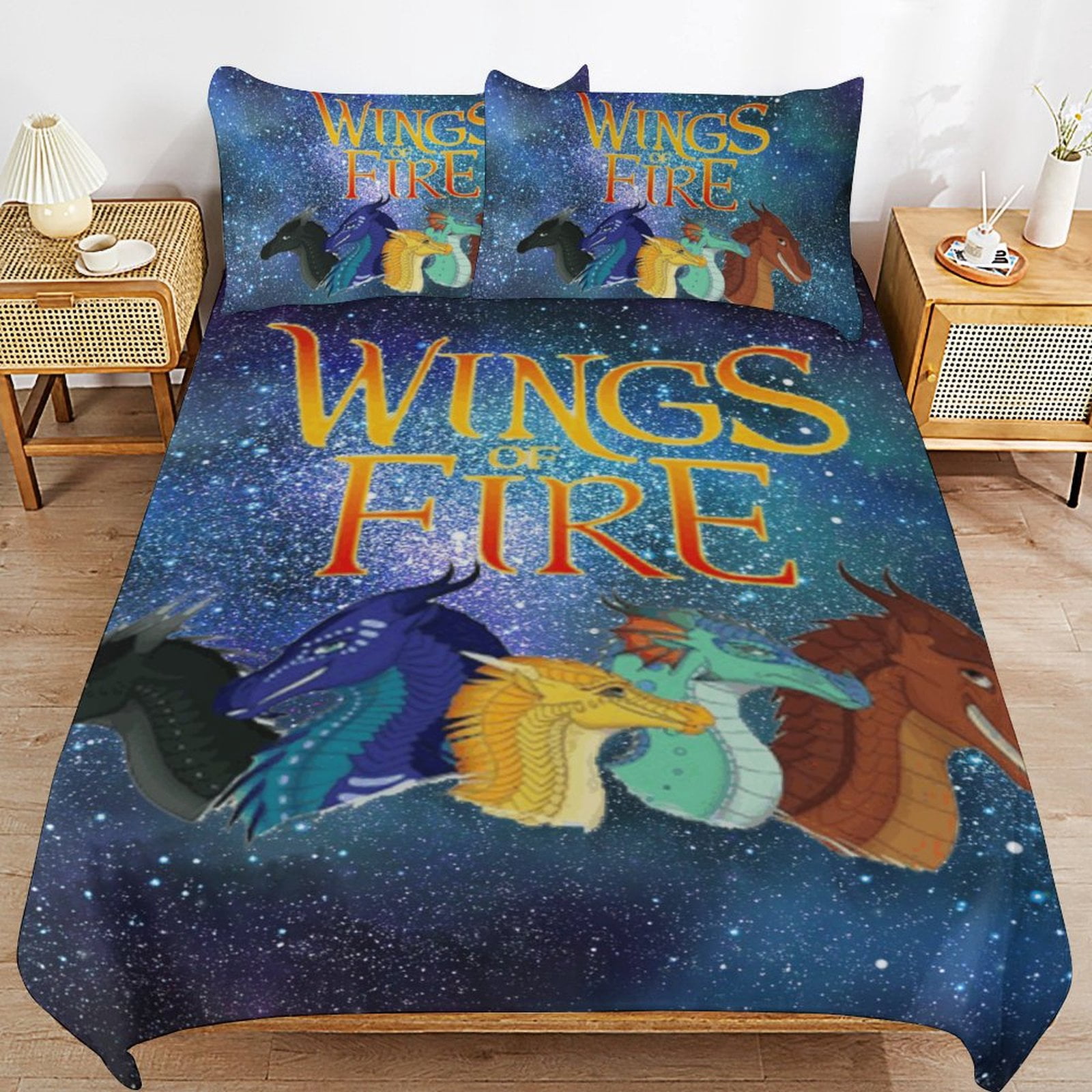 Wings Of Fire WOF Comforter Set 3 Pieces Quilt Cover Set Soft Bedding ...