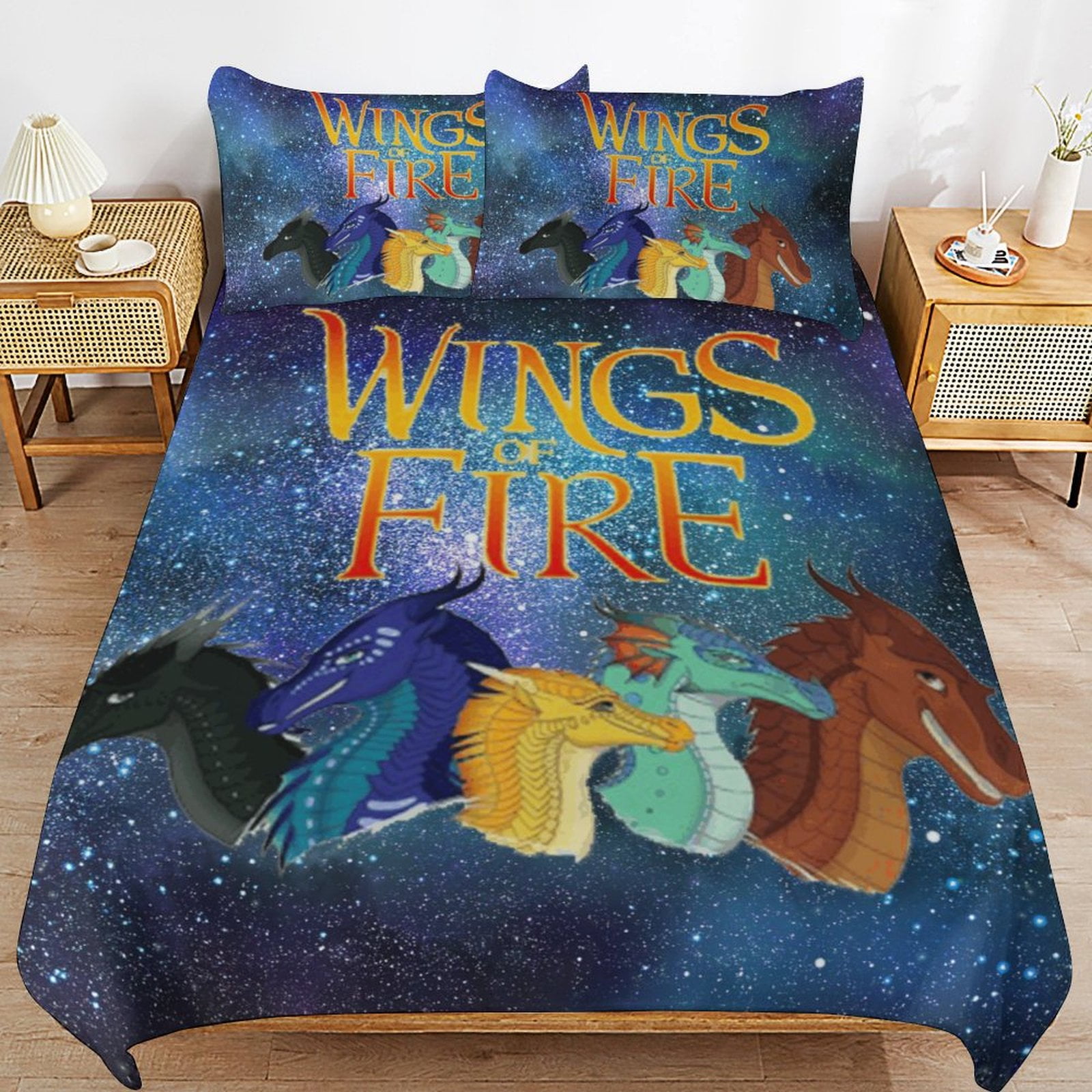 Wings Of Fire WOF Comforter Set 3 Pieces Quilt Cover Set Soft Bedding ...
