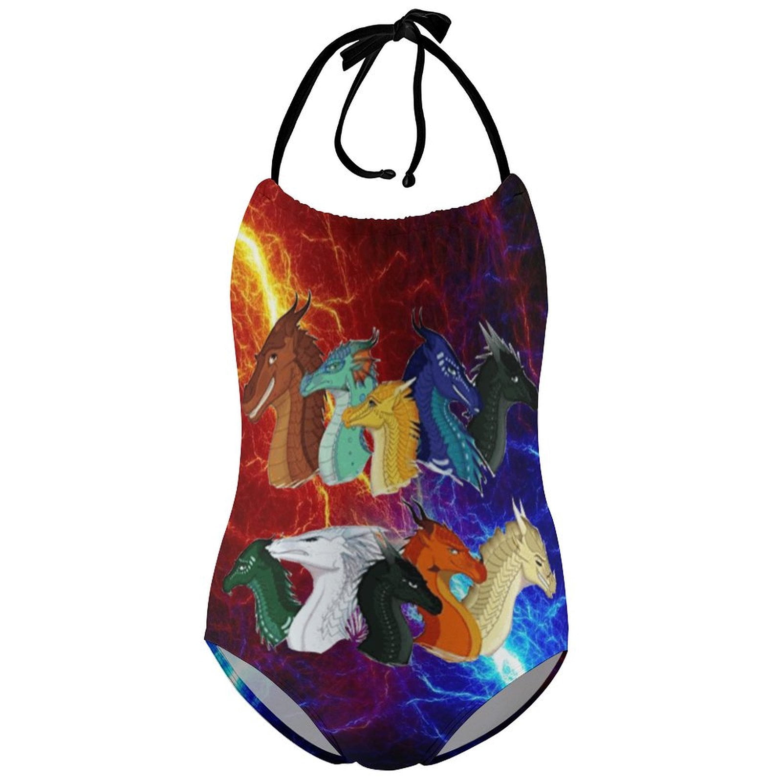 Wings Of Fire WOF Girls One Piece Swimsuits Quick Dry Bathing Suit ...