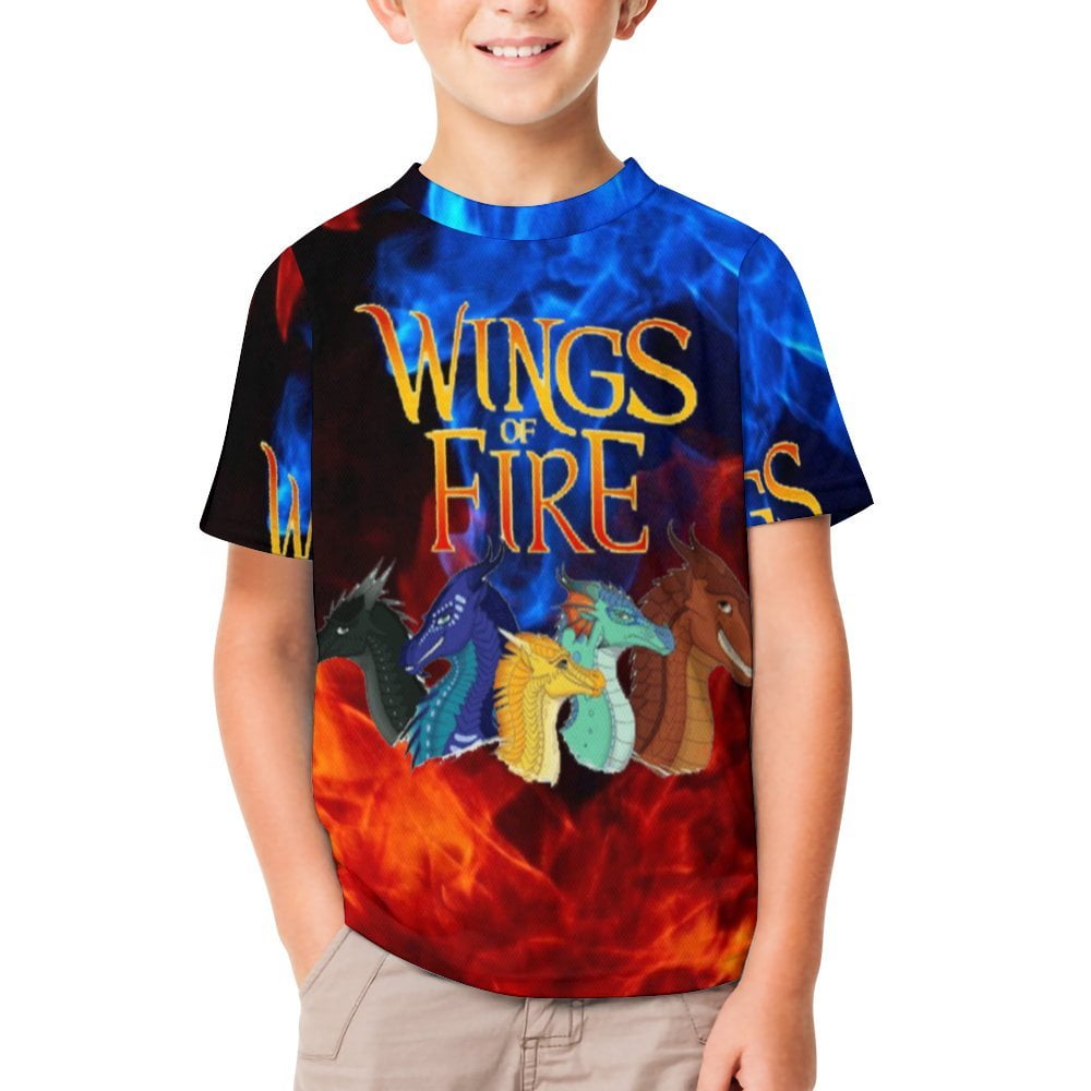 Wings Of Fire WOF Kid's T-Shirt Short Sleeve T-Shirt Tops Summer Tee ...