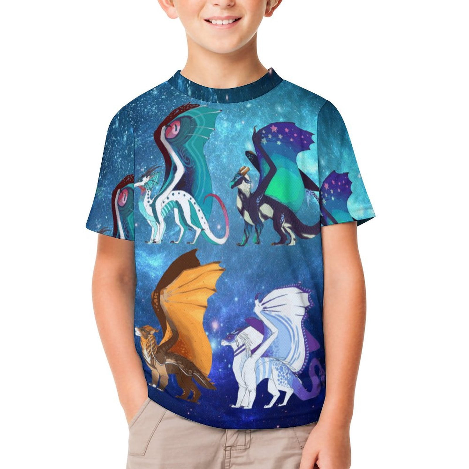 Wings Of Fire WOF Kid's T-Shirt Short Sleeve T-Shirt Tops Summer Tee ...