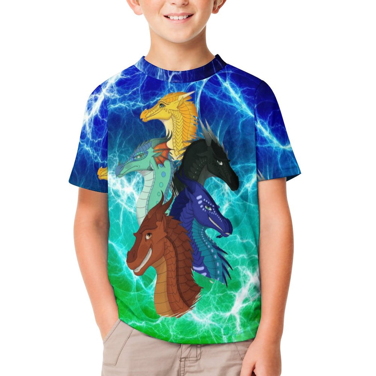 Wings Of Fire WOF Kid's T-Shirt Short Sleeve T-Shirt Tops Summer Tee ...