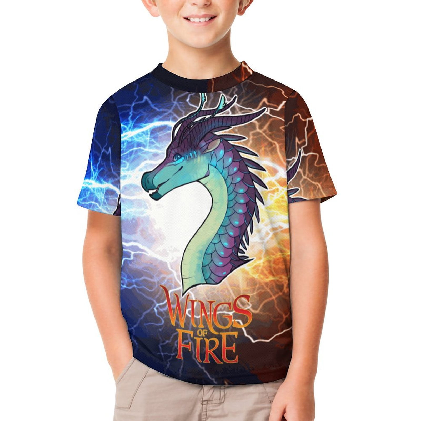 Wings Of Fire WOF Kid's T-Shirt Short Sleeve T-Shirt Tops Summer Tee ...