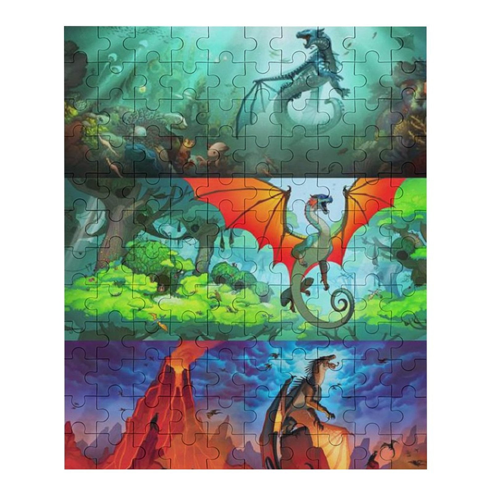 Wings Of Fire WOF Picture Puzzle 120 PCS Wooden Puzzle Artwork Jigsaw ...