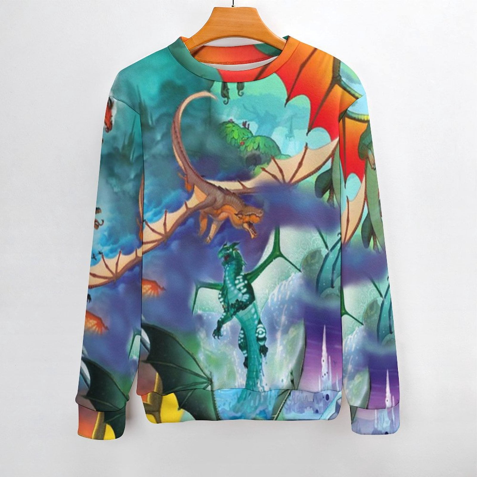 Wings Of Fire WOF Round Neck Sweater Pullover Unisex Turtleneck Fashion ...