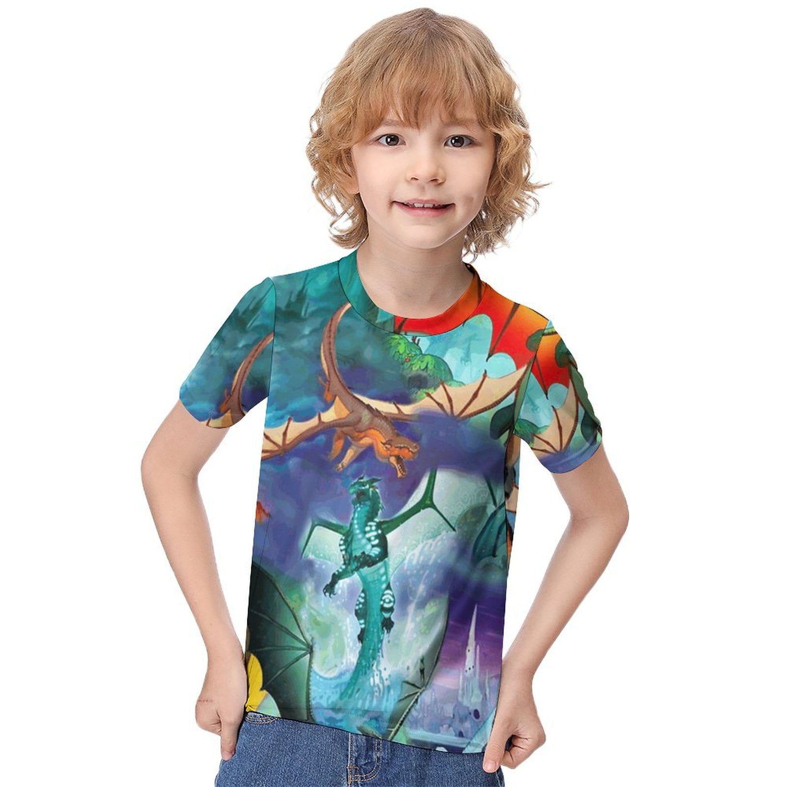 Wings Of Fire WOF T-shirts for Teen Boys Girls Tee Shirts Soft Summer ...