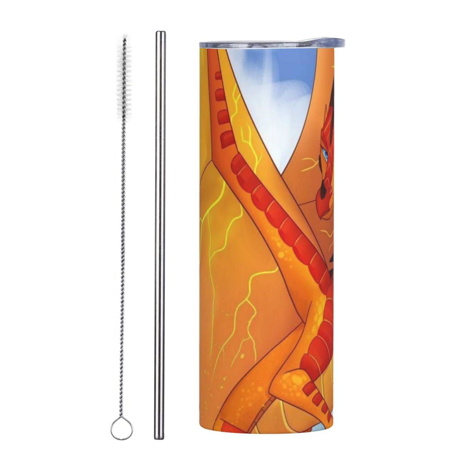 Wings Of Fire Wof 20oz Straw Cup Stainless Steel Mug Water Bottle ...