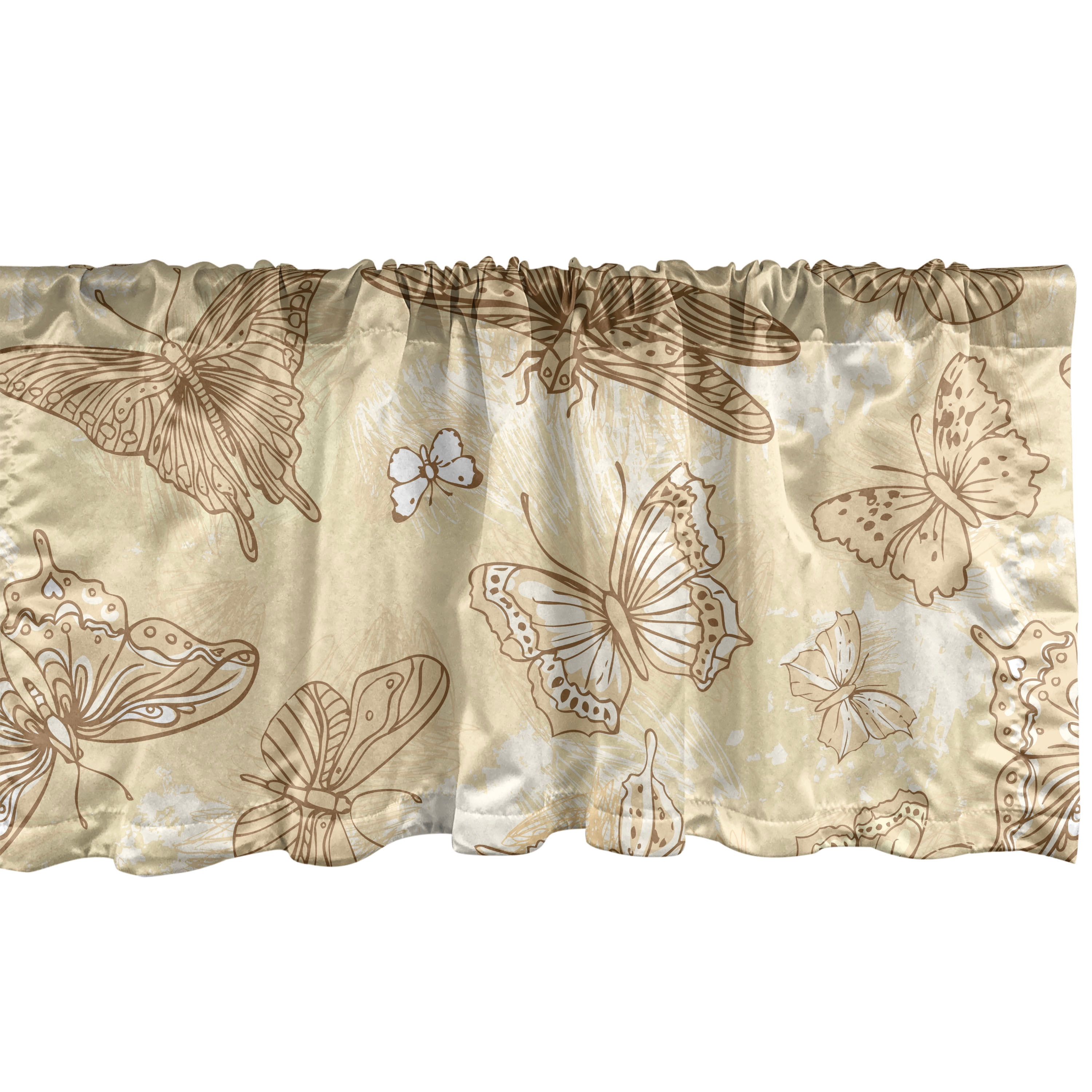 Wings of Spring Window Valance, Nature Vibes Simple Boho Butterfly ...