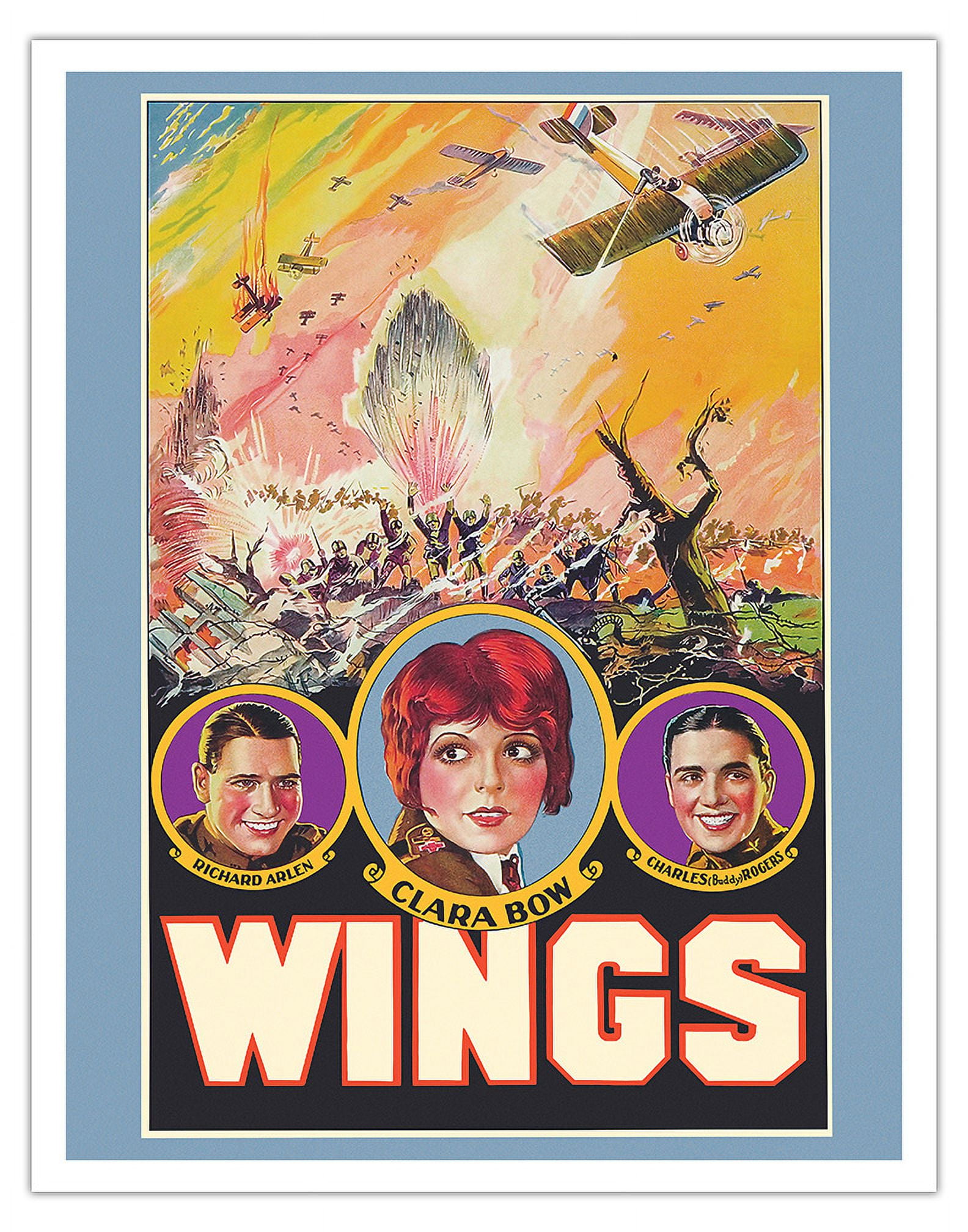 Wings - Starring Clara Bow Richard Arlen Buddy Rodgers Gary Cooper ...