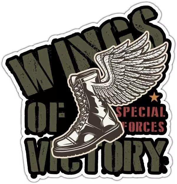 Wings Of Victory Usa Army Military Boots Car Window Stickerphone Decal ...