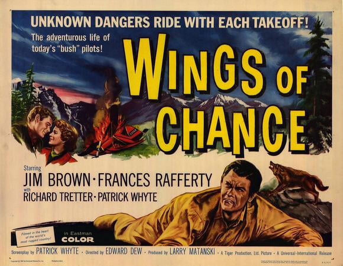 Wings of Chance - movie POSTER (Half Sheet Style A) (22" x 28") (1961 ...