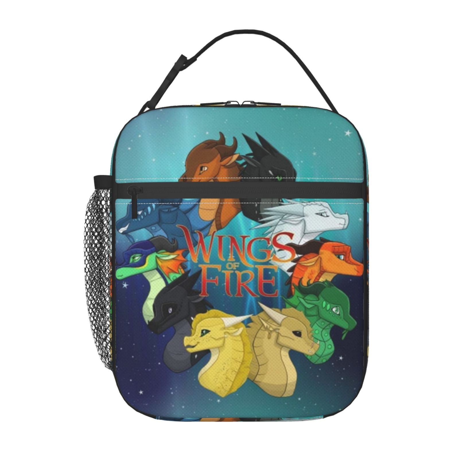 Wings-of-Dragon Fire Lunchbag Funny Tote Bags Insulated Lunch Box For ...