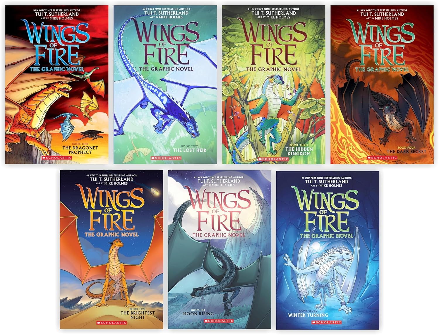 Wings of Fire #1-#7: A Graphic Novel Books Collection Set - Walmart.com