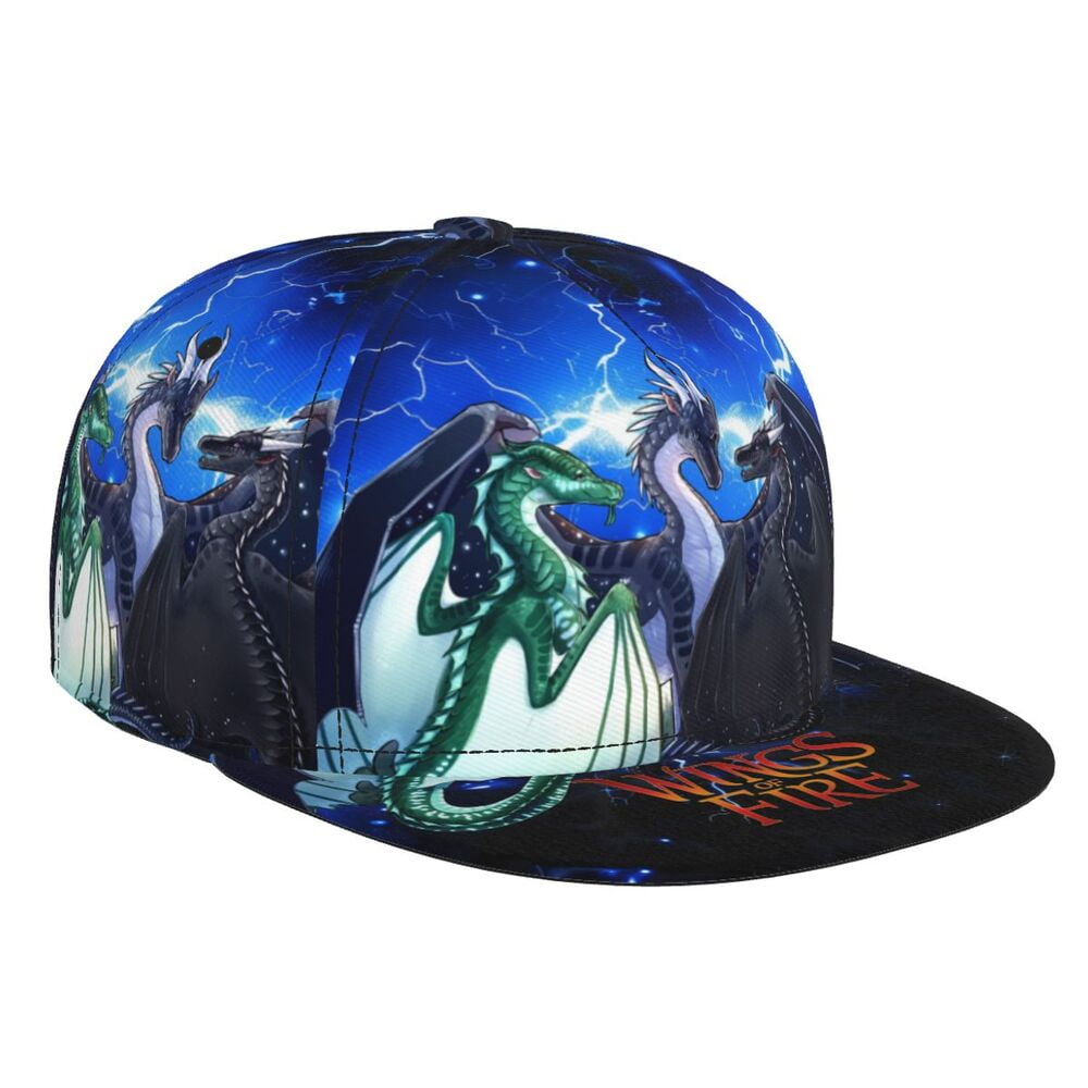 Wings of Fire Adjustable Flat Brim Baseball Cap Snapback Hat Hip Hop ...