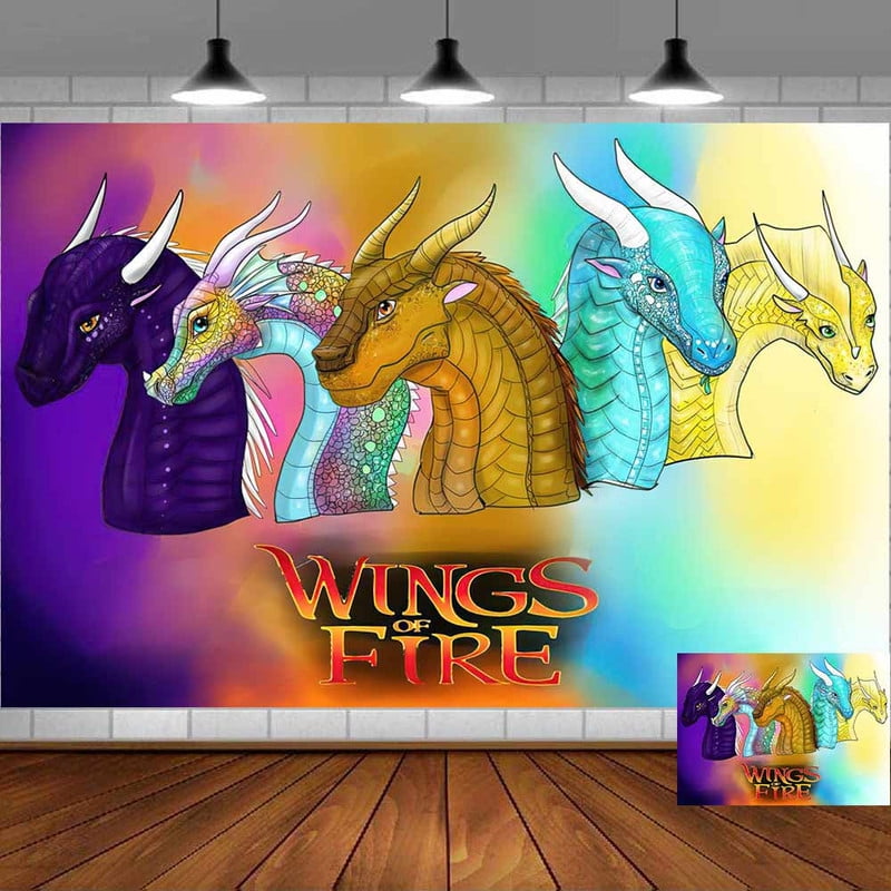 Wings of Fire Backdrop Banner Party Supplies Poster Movie Theme ...