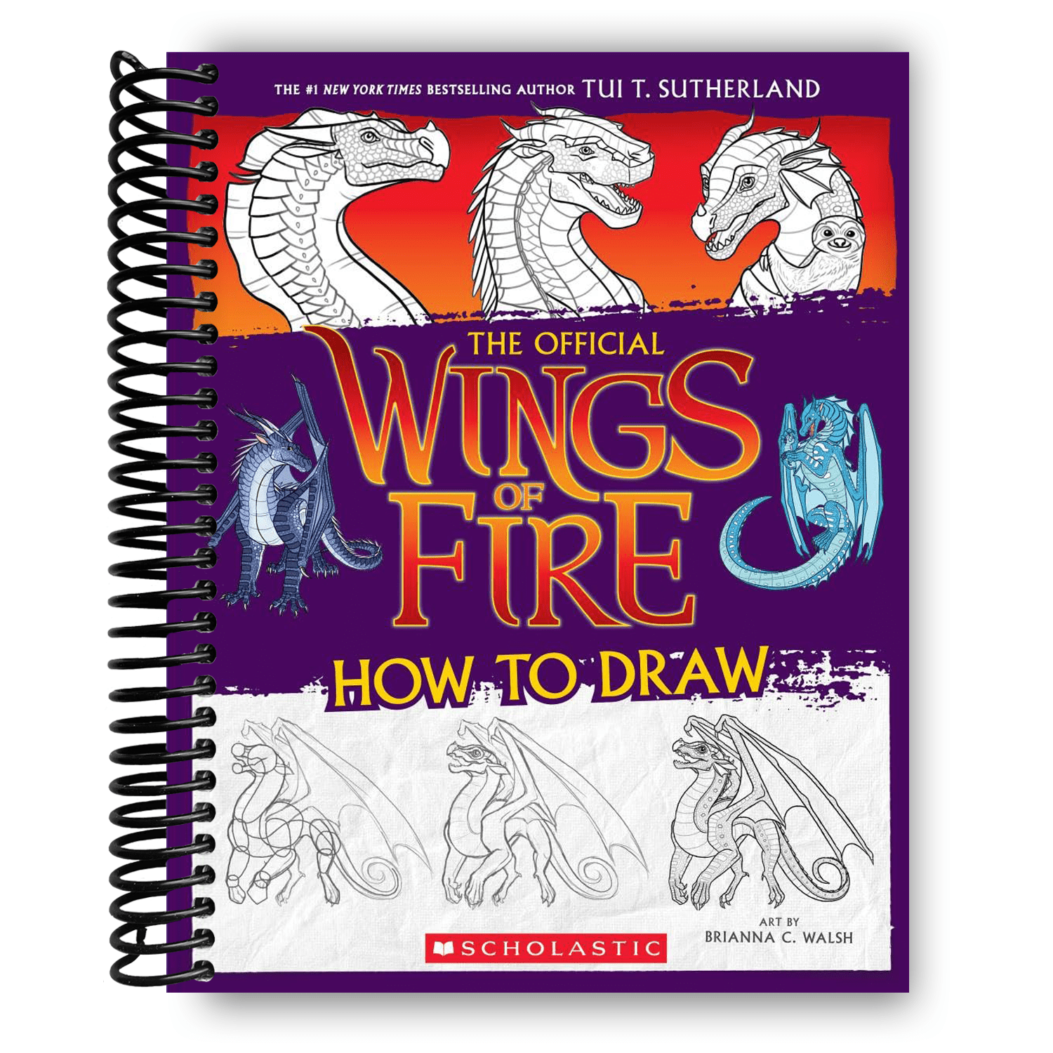 Wings of Fire: The Official How to Draw (Spiral Bound) - Walmart.com