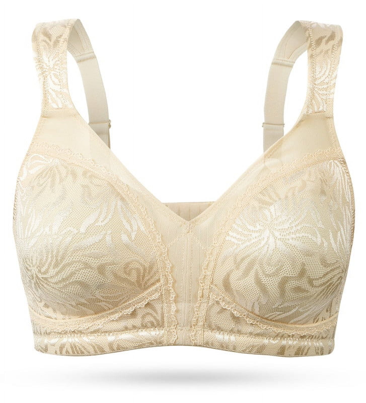 Wingslove Women's Smoothing Unlined Wire-Free Support Full Coverage ...