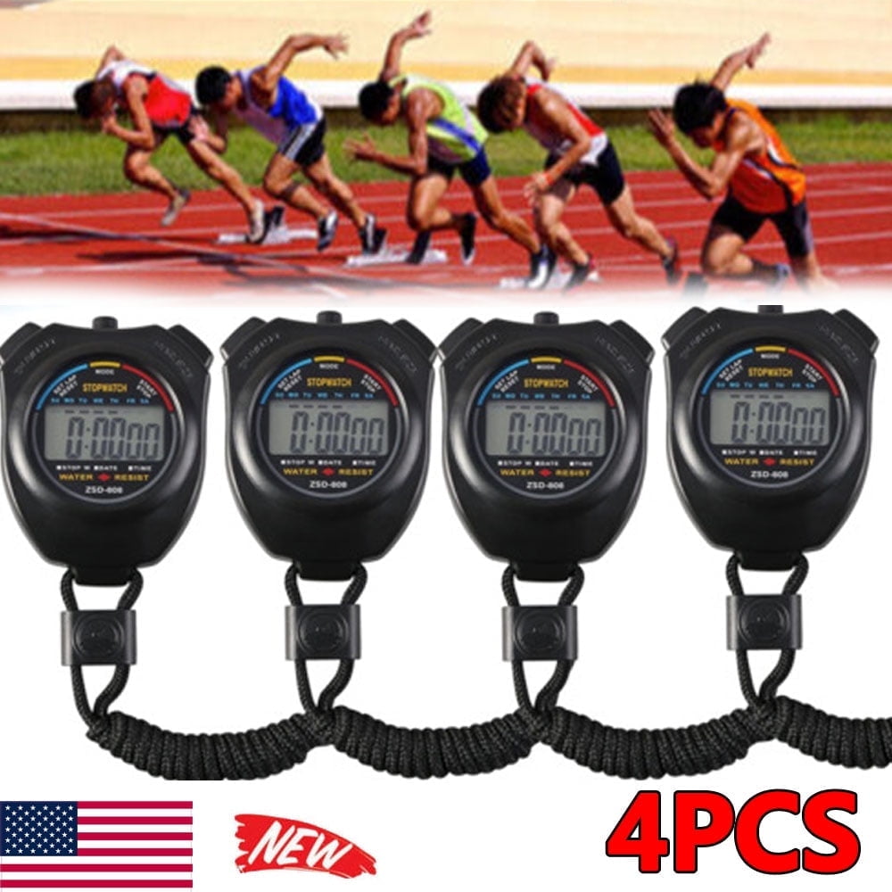 Winholder 4Pcs Digital Stopwatch Sports Counter Chronograph Date Timer ...