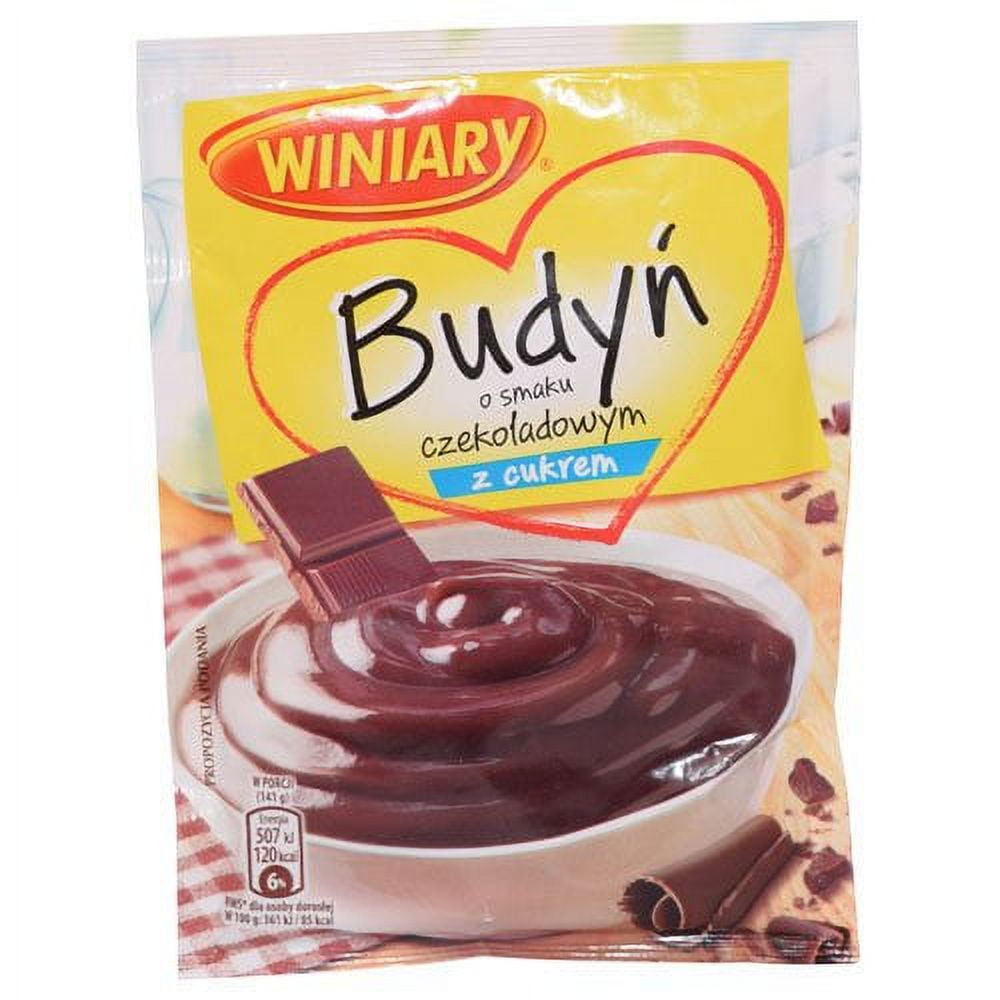 Winiary Budyn o Smaku Czekoladowym z Cukrem Chocolate Pudding Mix with ...