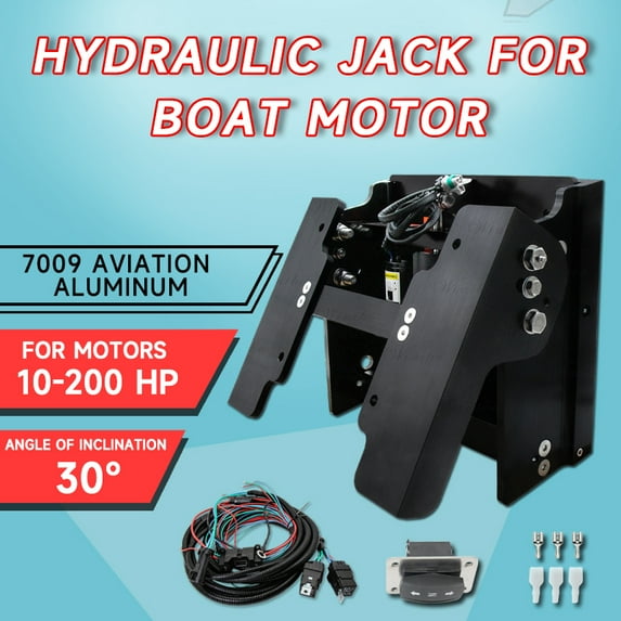 Winibo 6" Electric Hydraulic Jack Plate with Kick-Back, Setback ...