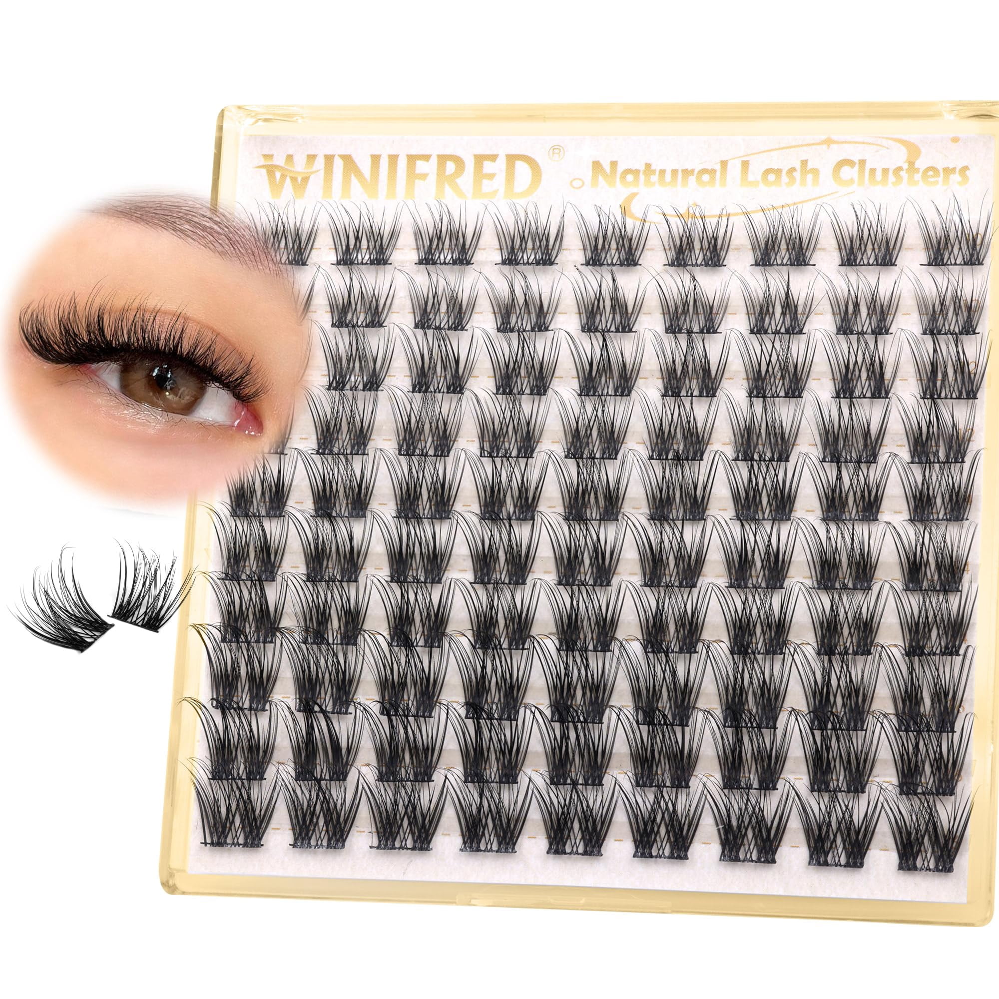 Winifred Wispy Lash Clusters TSF6 Natural Look Individual Lashes C ...