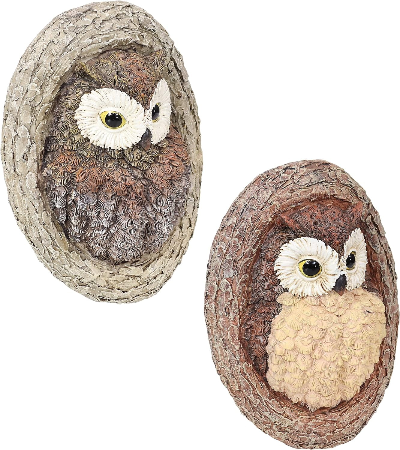 Winifred and Wesley The Wise Old Owls Tree Hugger - Polyresin Outdoor ...