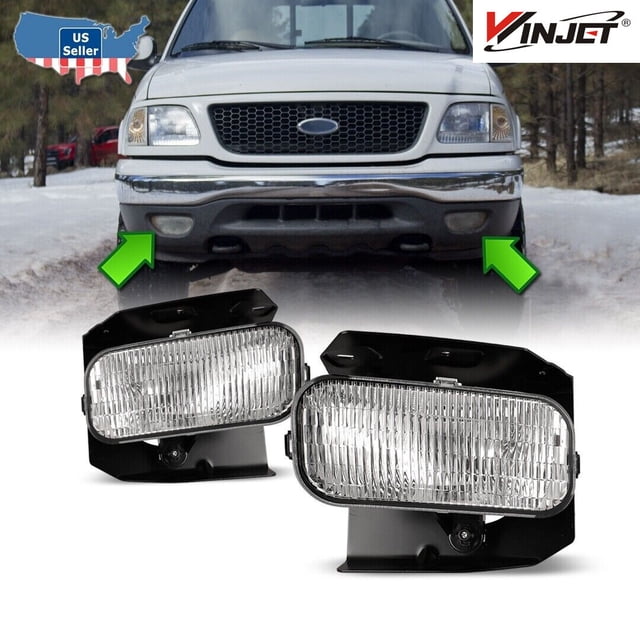 Winjet 1999-2004 Ford F-150 Fog Lights, Clear Lens, OE Style ...