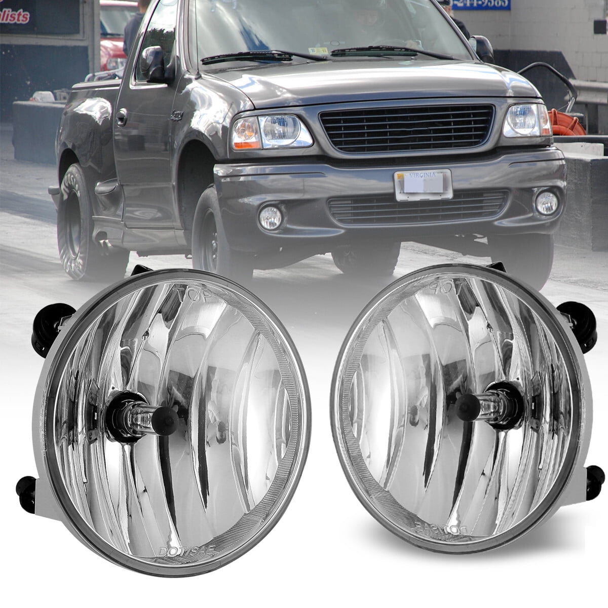 Winjet For 2001-2004 Ford F-150 Lightning Fog Lights Driving Bumper ...