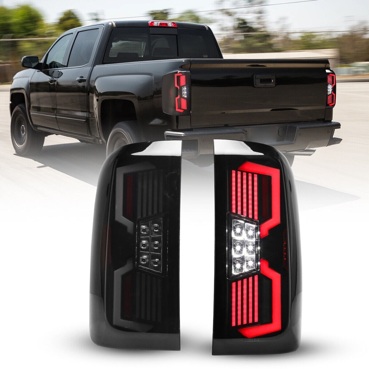 Winjet For 2014-2018 Chevy Silverado 1500 2500 3500 LED Sequential ...
