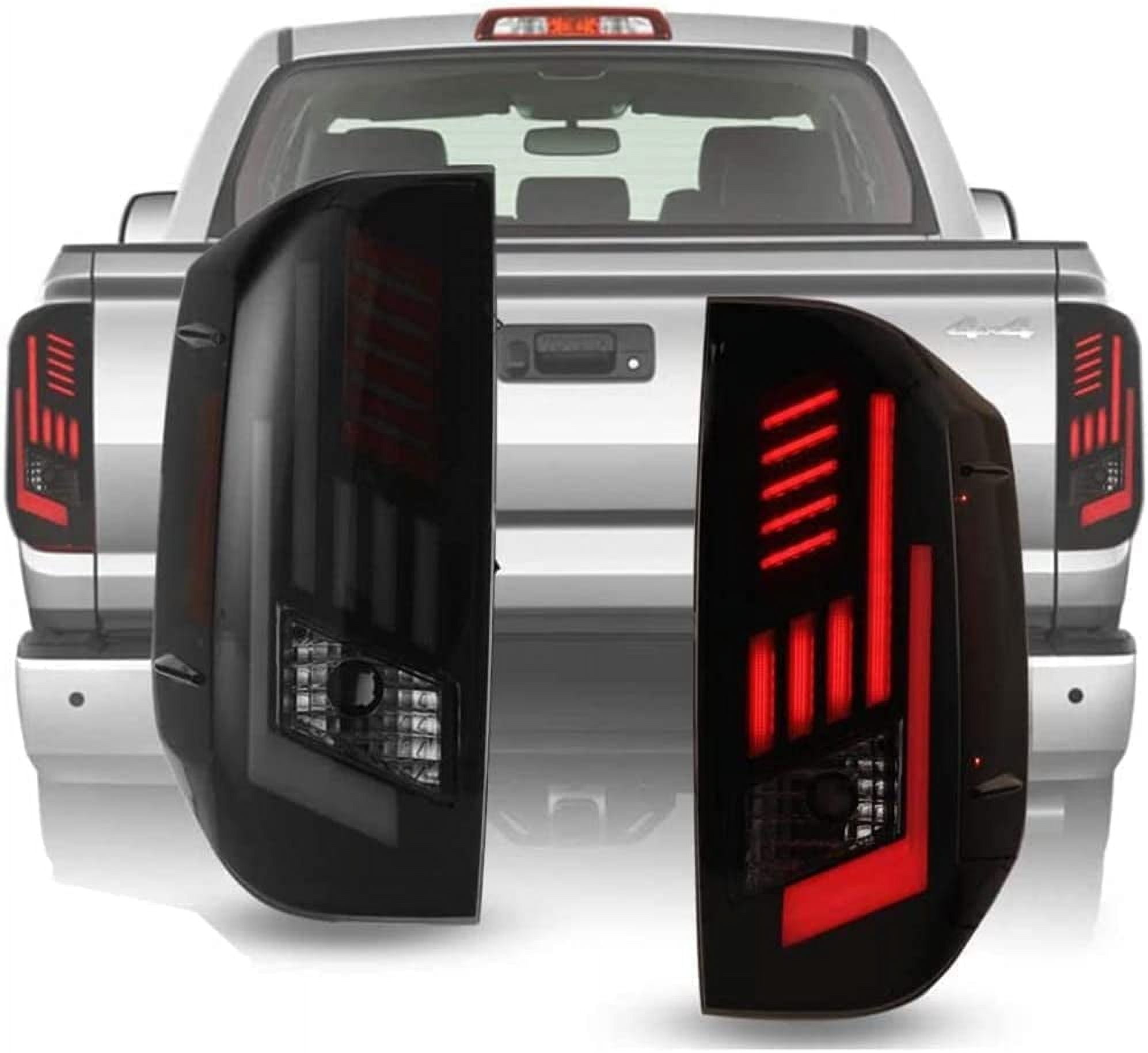 Winjet LED Tail Lights Assembly for 2014-2021 Toyota Tundra Taillights ...