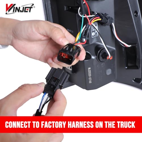 Winjet LED Tail Lights Converter Wire Kit for 2013-2018 RAM 1500/2500 ...