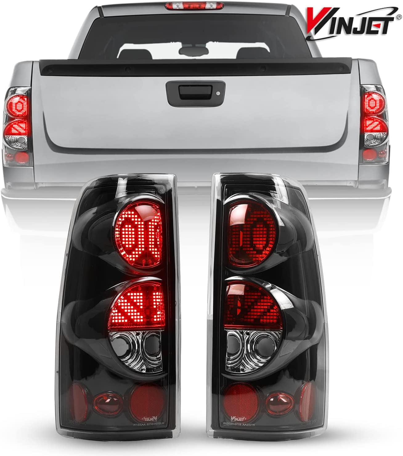 Winjet LED Tail Lights For Chevy Chevrolet Silverado 1999-2007 1500 ...