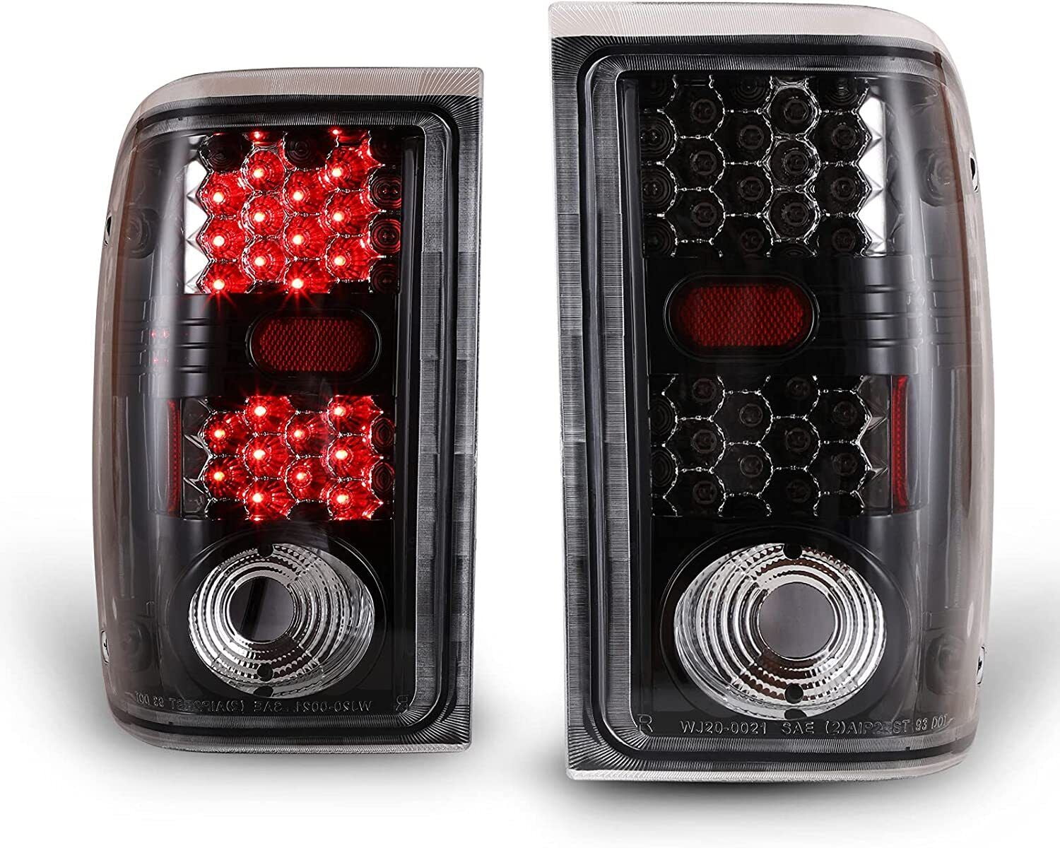 Winjet Pair Tail Lights Assembly for 2001 2002 2003 2004 2005 Ford ...