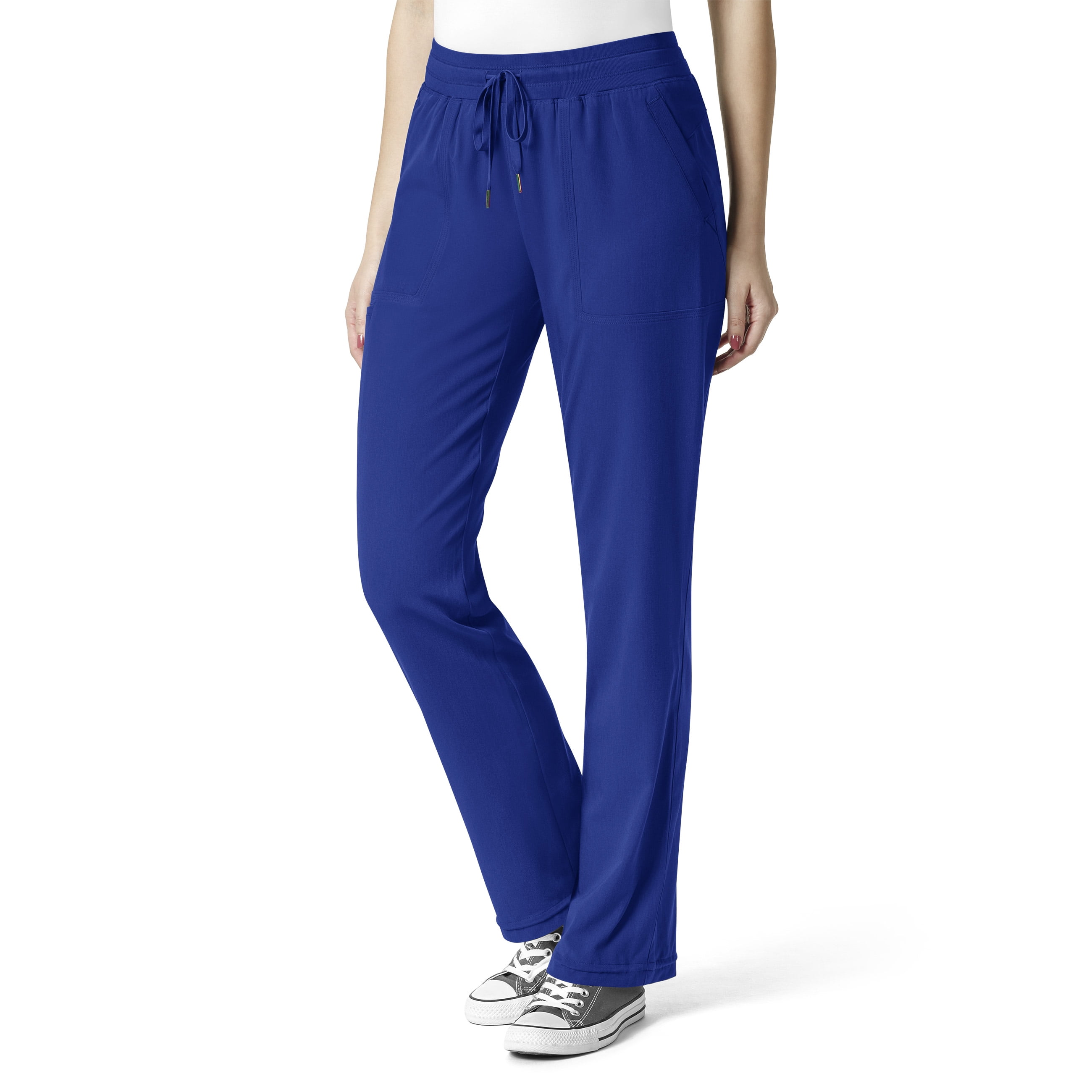 Wink Aero Women's Flex Utility Cargo Scrub Pant, Galaxy Blue, L Petite ...