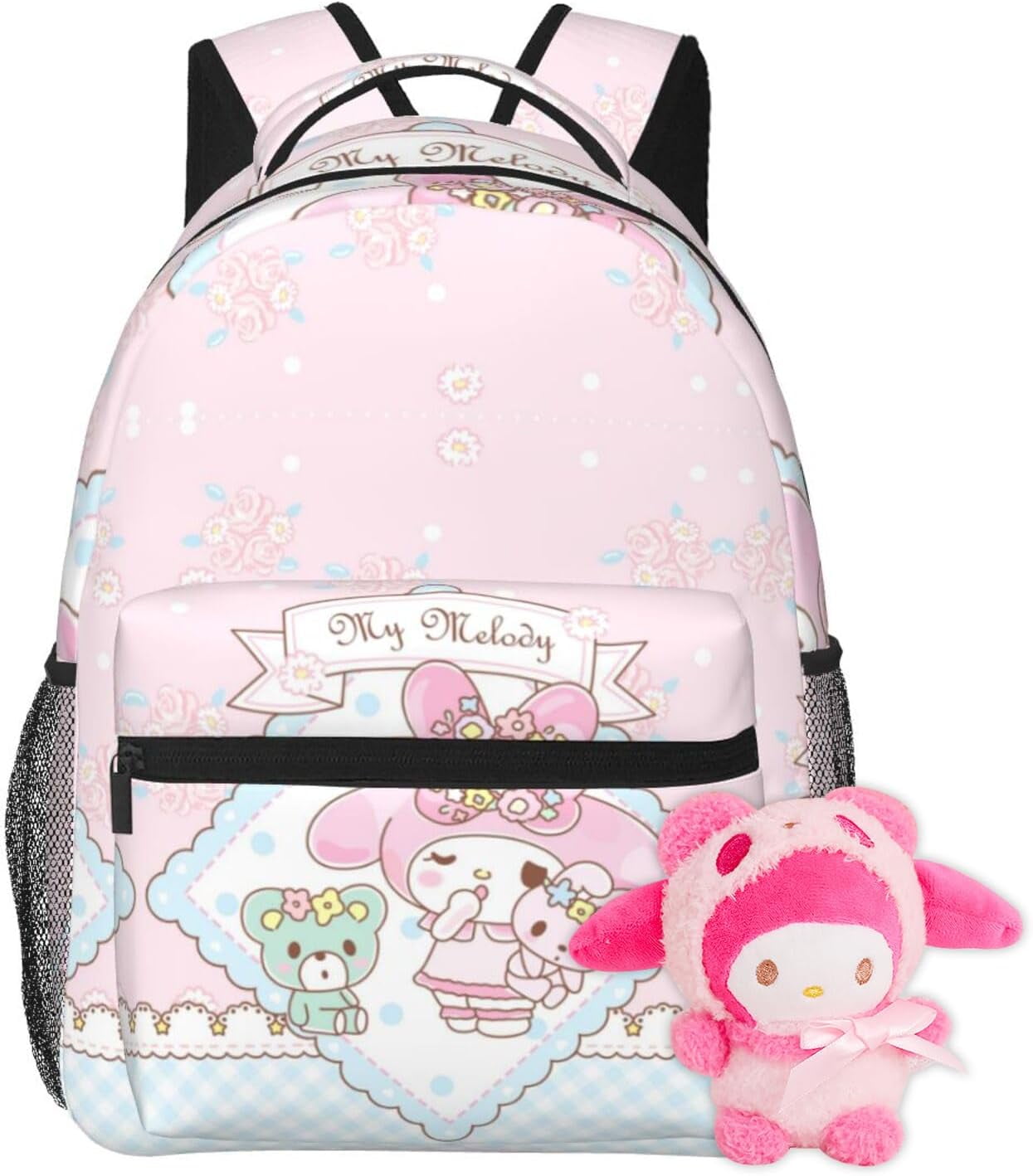 Wink My Melody Bunny Cartoon Backpack My Melody Bunny Travel Backpack ...