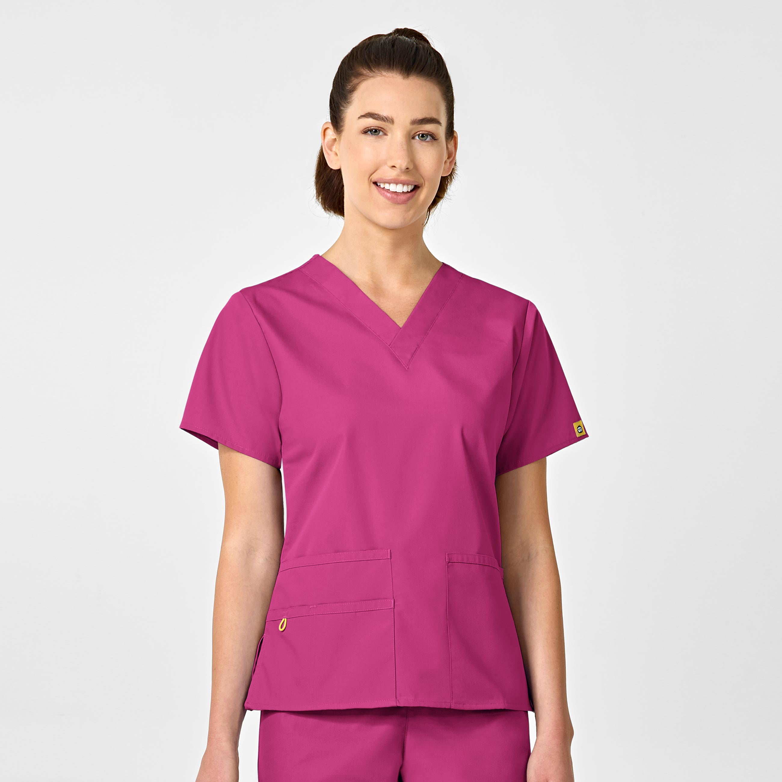 Wink Origins Bravo-Women's V-Neck Scrub Top, Hot Pink, 4X - Walmart.com
