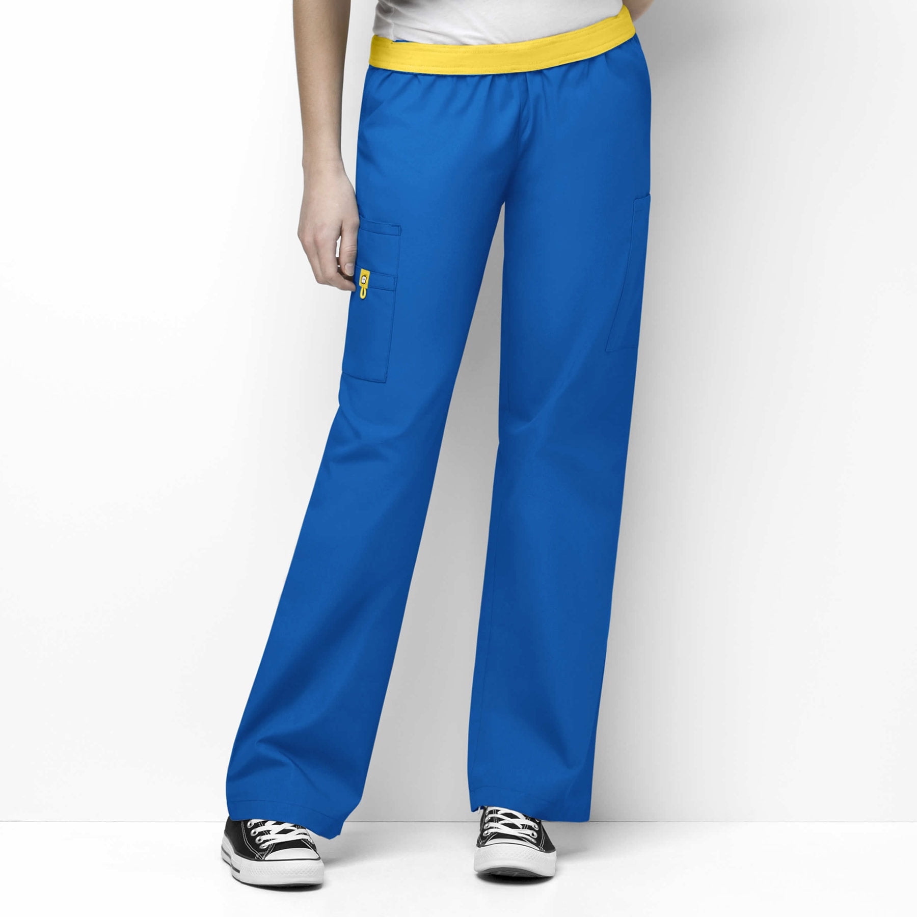 WonderWink Origins Quebec 5016 Women Elastic Waist Cargo Scrub Pant ...