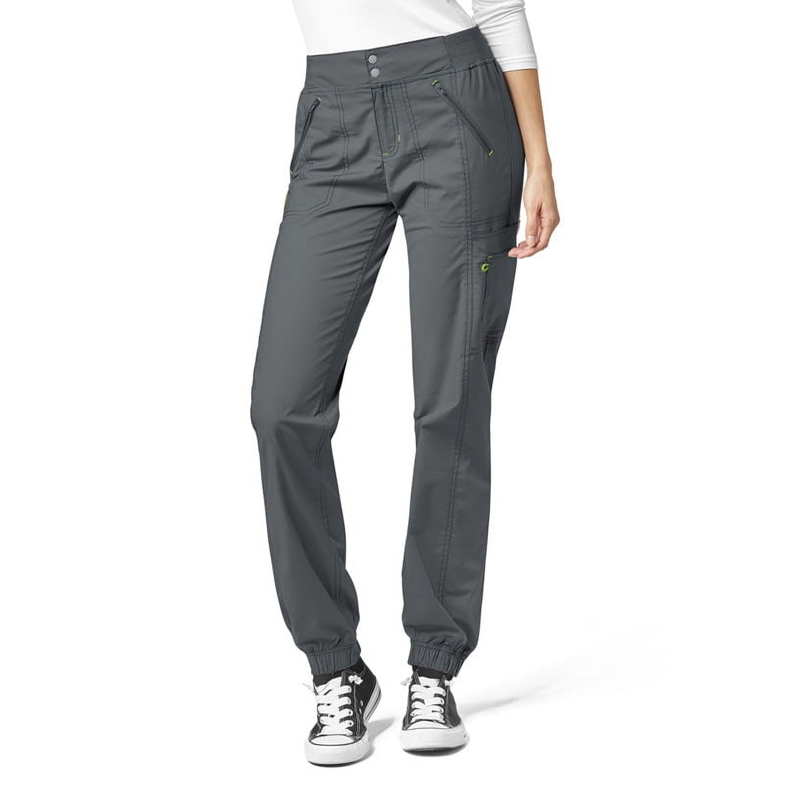 Wink WonderFLEX Love-Women's Utility Cargo Zip Jogger Scrub Pant Petite ...